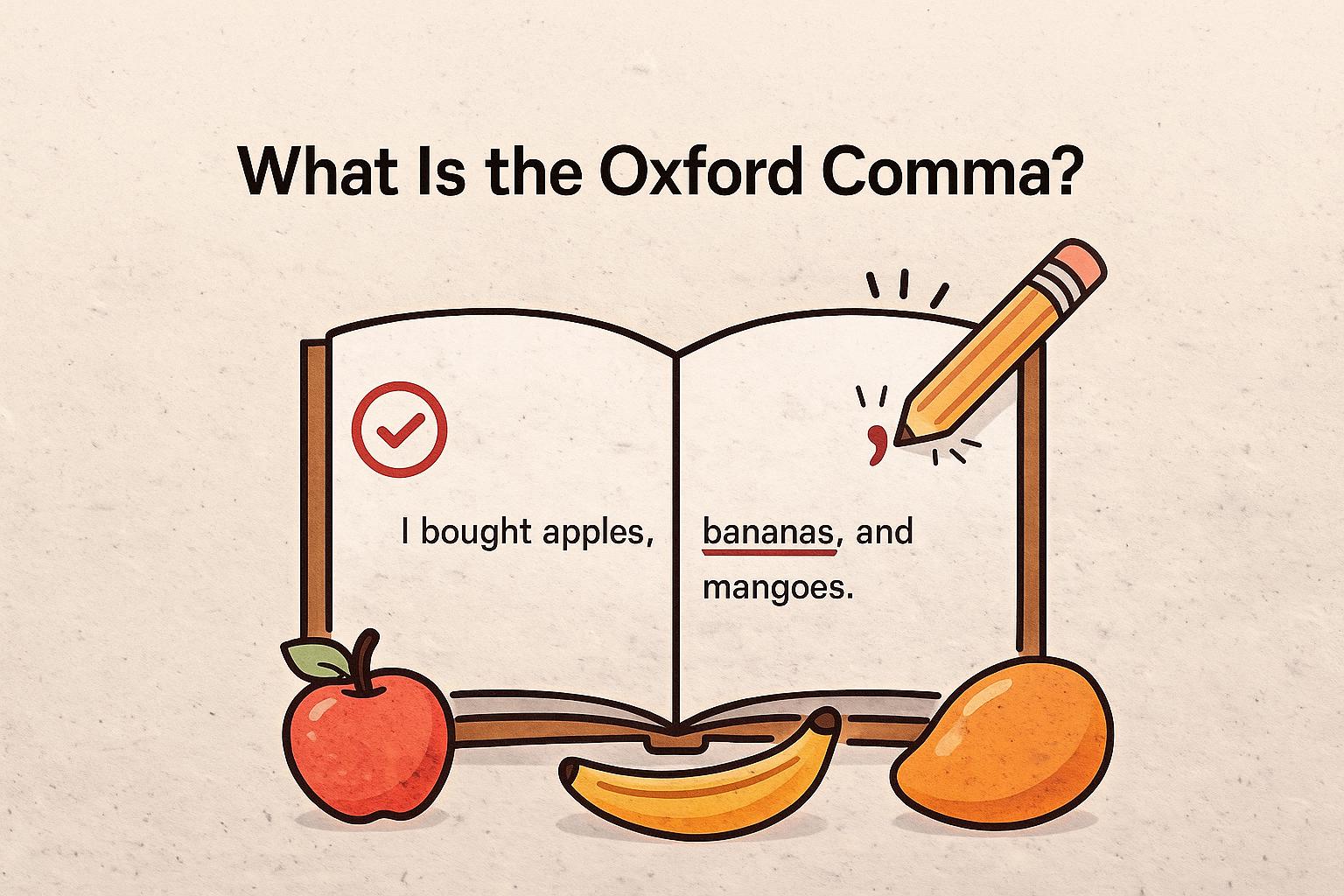 What Is the Oxford Comma? Definition, Uses, and Examples