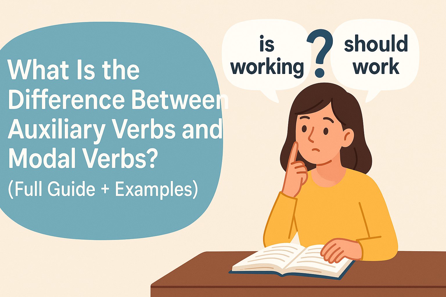 What Is the Difference Between Auxiliary Verbs and Modal Verbs? (Full ...