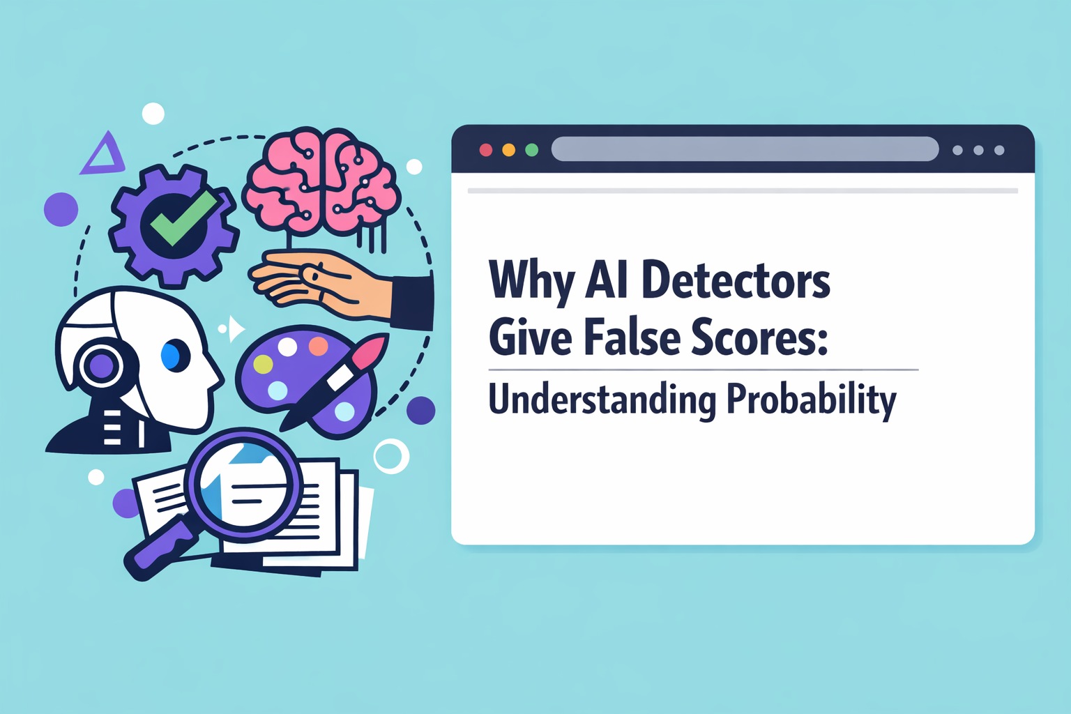 Why AI Detectors Give False Scores: Understanding Probability