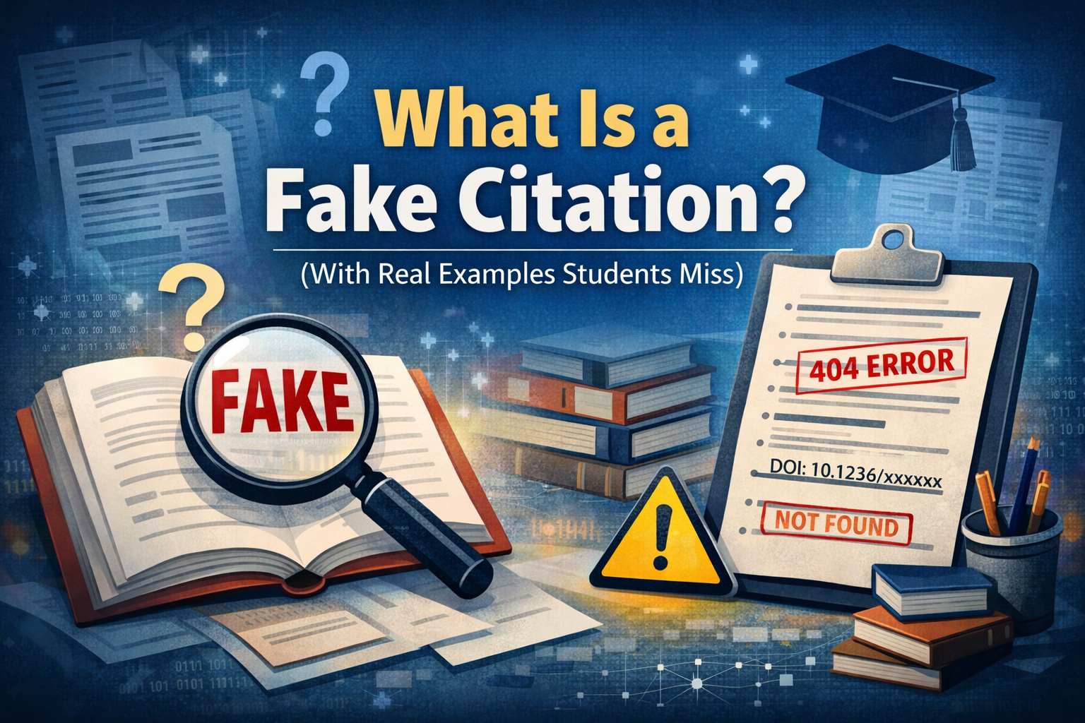 What Is a Fake Citation? (With Real Examples Students Miss)